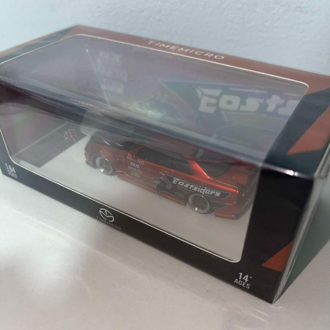Time Micro 1/64 Scale Skyline GT-R R34 Nismo Z-Tune Open-Hood Visible ...