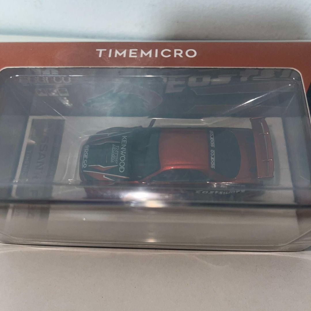 Time Micro 1/64 Scale Skyline GT-R R34 Nismo Z-Tune Open-Hood Visible ...
