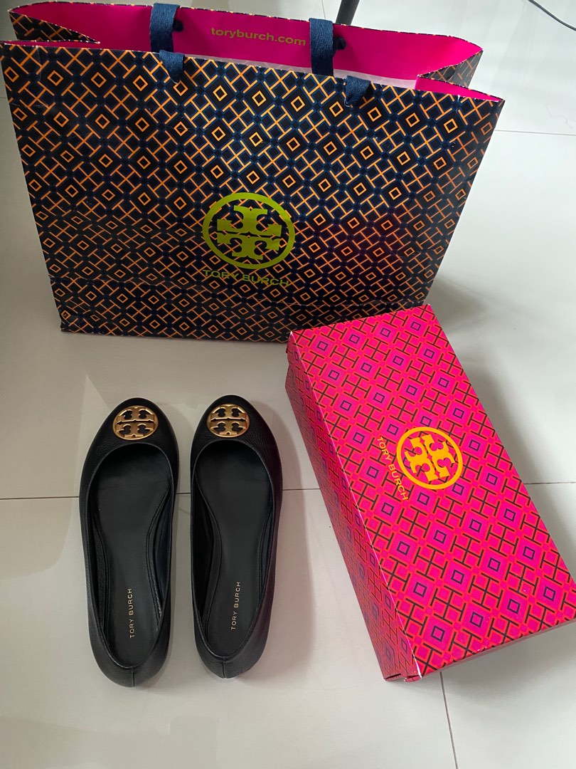 Tory Burch Chelsea Ballet Flats, Women's Fashion, Footwear, Flats ...