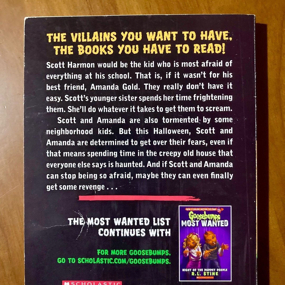 Trick Or Trap by R. L. Stine (Goosebumps Most Wanted / Special Edition ...