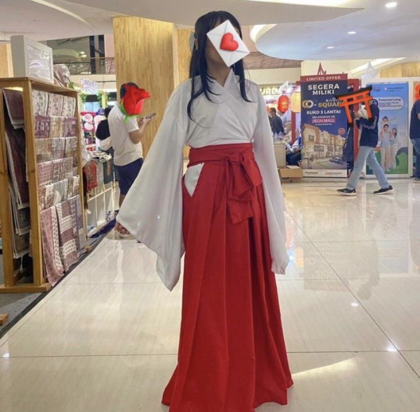 Utahime Iori Cosplay Costume - Jujutsu Kaisen, Fesyen Wanita, Pakaian ...