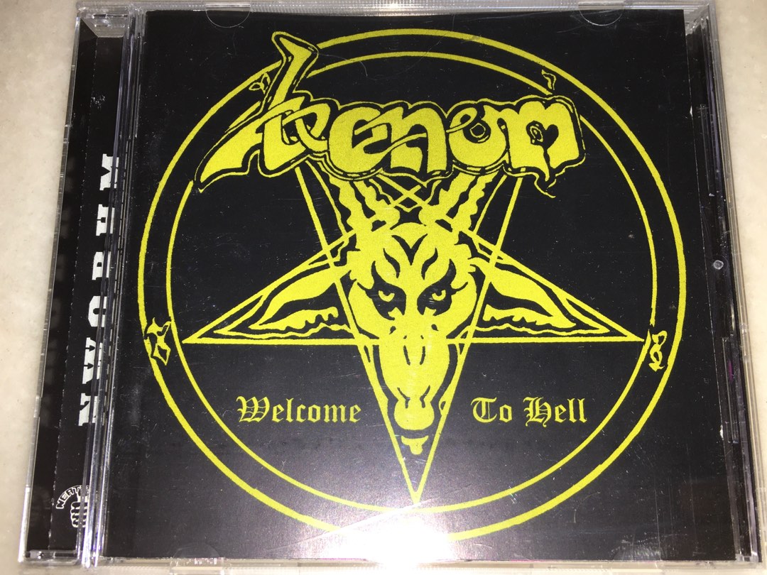VENOM Welcome To Hell CD Hellhammer Bathory Celtic Frost Sodom Destruction Kreator Napalm Death ...