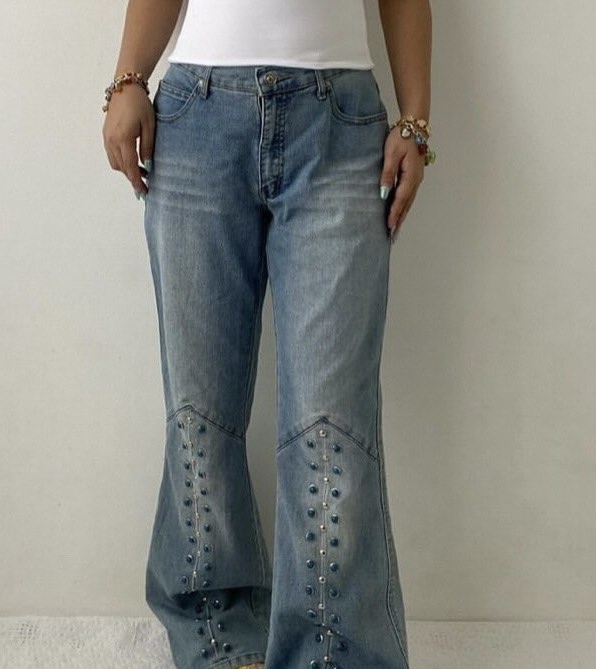 vintage flared boot cut jeans, Women's Fashion, Bottoms, Jeans on Carousell