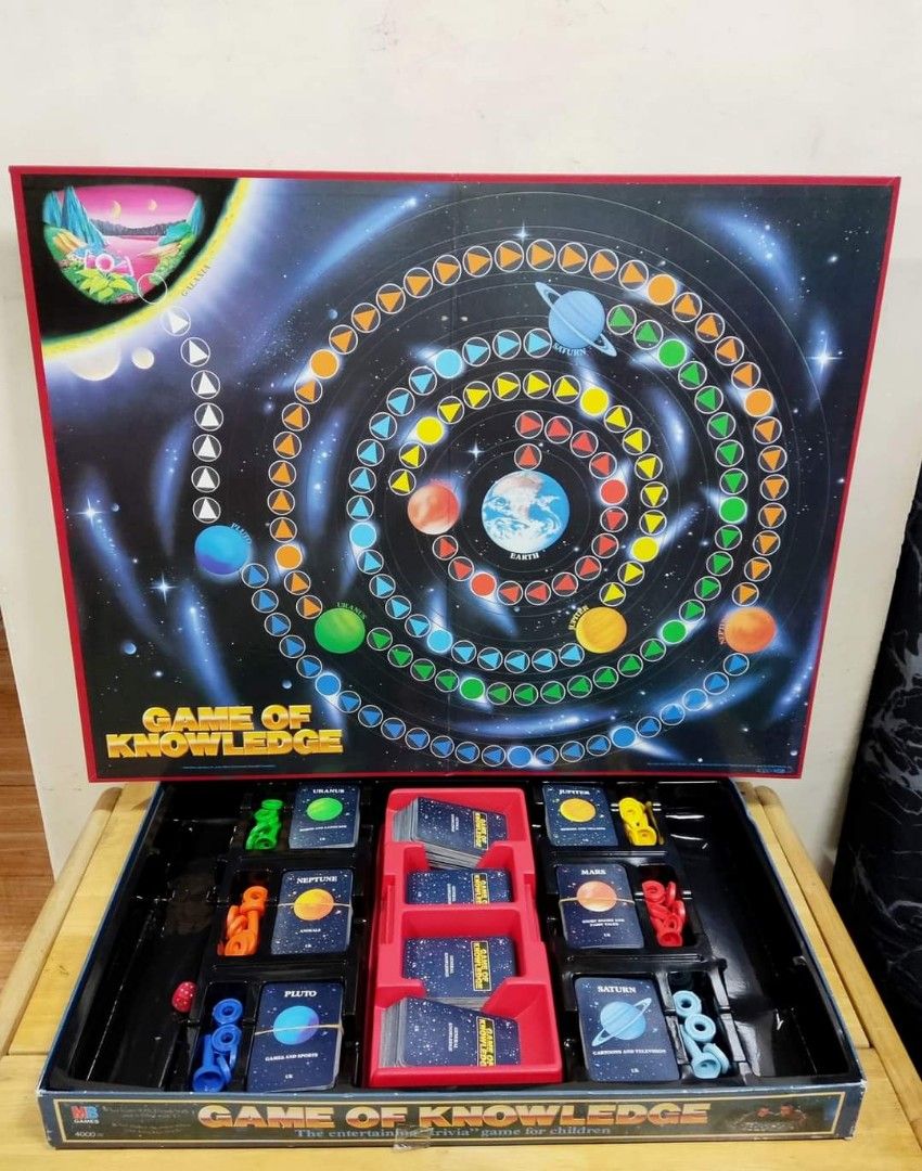 Vintage Game Of Knowledge 1984- fun, Hobbies & Toys, Toys & Games on ...