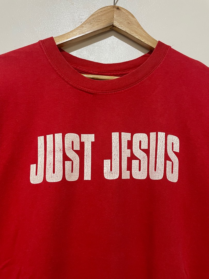 Vintage Jesus shirt, Men's Fashion, Tops & Sets, Tshirts & Polo Shirts ...