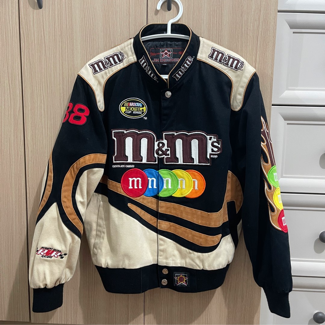 Vintage Jh Design M&M Nascar Racing Jacket Madison Beer Elliot Sadler ...