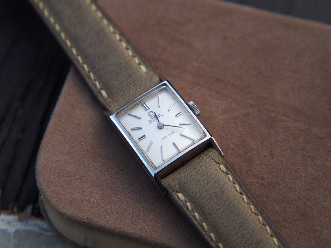 VINTAGE OMEGA DE VILLE AUTOMATIC TANK WATCH, Luxury, Watches on Carousell