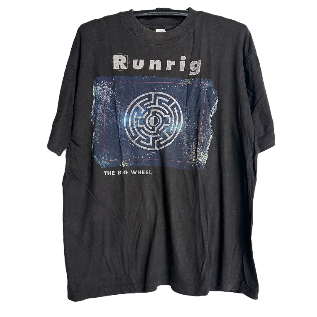 Vintage Runrig 'The Big Wheel' Tour 1991 T-shirt Single Stich, Men's ...