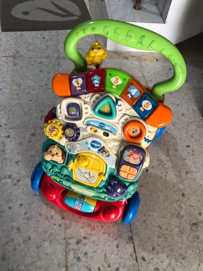 Vtech baby kids learning walker, Babies & Kids, Infant Playtime on ...