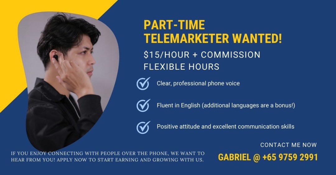 WFH Telemarketer (Unlimited earning potential), Jobs, Sales, Retail ...