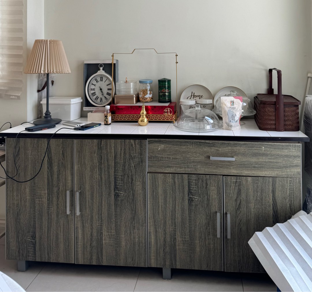 Wooden Kitchen Cabinet SSF, Furniture & Home Living, Furniture, Shelves ...