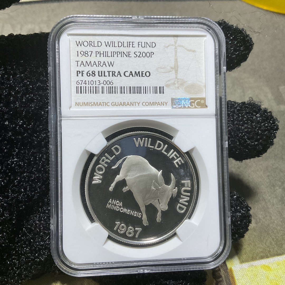 World Wildlife Fund 1987 Philippine 200p, Hobbies & Toys, Memorabilia & Collectibles, Currency ...