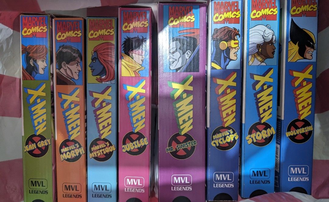 X-Men VHS Marvel Legends Full Set BIB, Hobbies & Toys, Toys & Games on ...