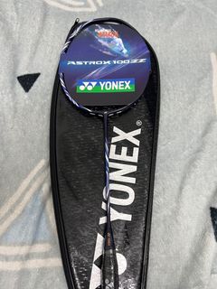 Yonex astrox 100zz Navy blue, Sports Equipment, Sports & Games, Racket ...