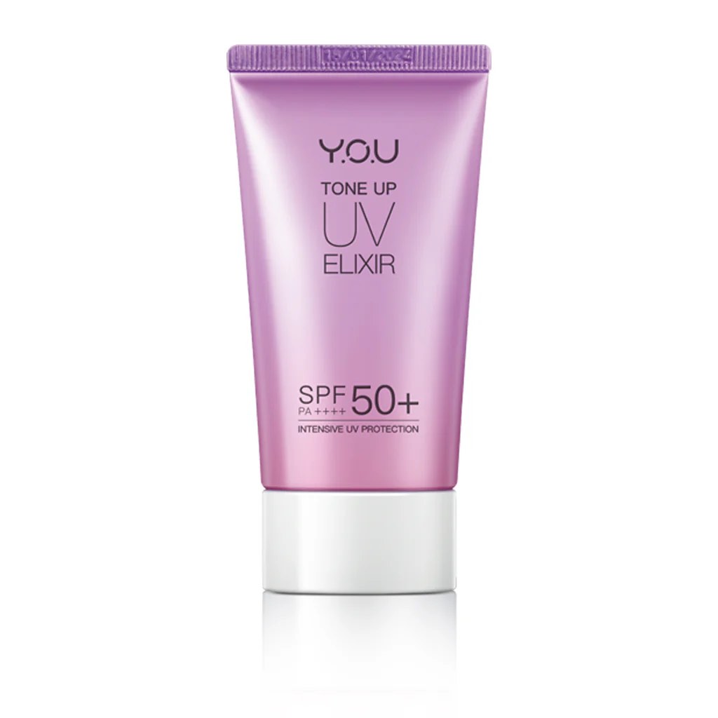 YOU (Y.O.U.) Tone Up UV Elixir SPF 50+ PA++++, Beauty & Personal Care ...