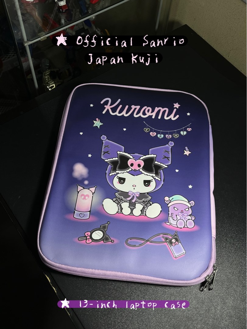 13-inch Laptop Case Kuromi Kuji Japan Sanrio Official, Computers & Tech ...