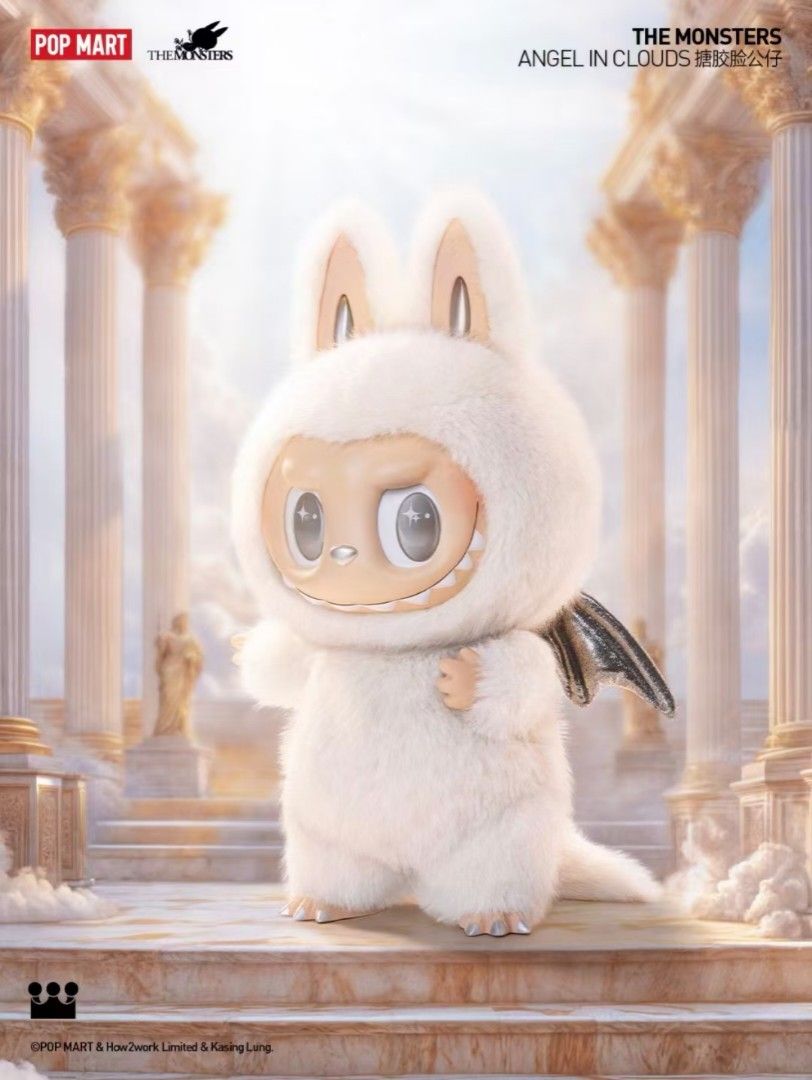 預訂 實體店 zimomo the monster angel in clouds zimomo 58 labubu 58cm size 泡泡瑪特 popmart 大天使 首領 大娃 ...