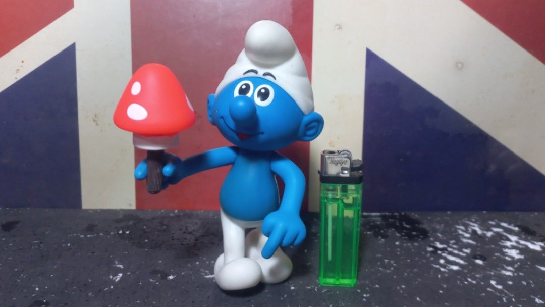 Action Figure Smurf Original Size Sesuai Ukuran Asli Smurf Original ...