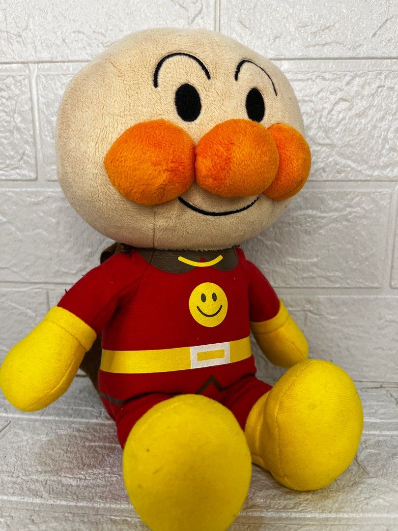 Anpanman Japanese Super Hero Character Battery Operated Plush/Stufftoy ...