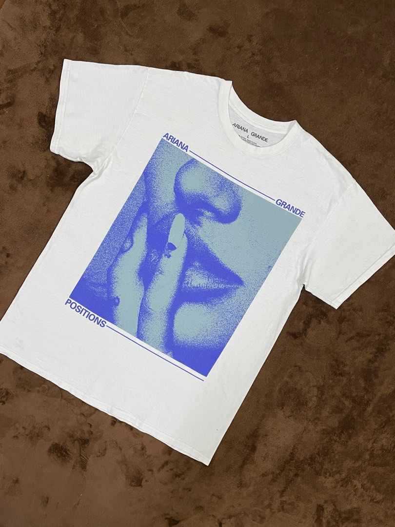 Official Merch Ariana Grande Positions Concert Tshirt, Men's Fashion ...