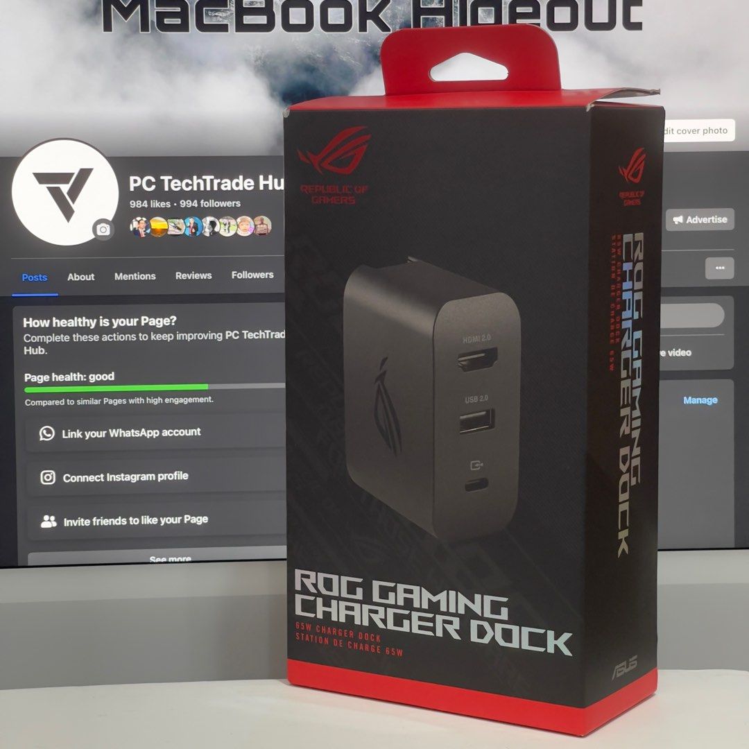 Asus ROG Charger Dock for ROG Ally, Computers & Tech, Parts ...