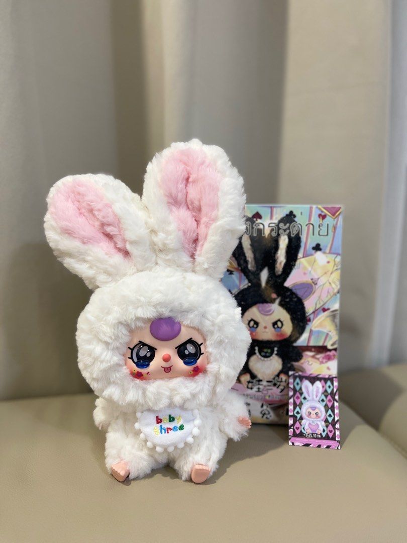 [ON HAND] Baby Three Lily Rabbit Town Plush - WHITE Crying Eyes ...