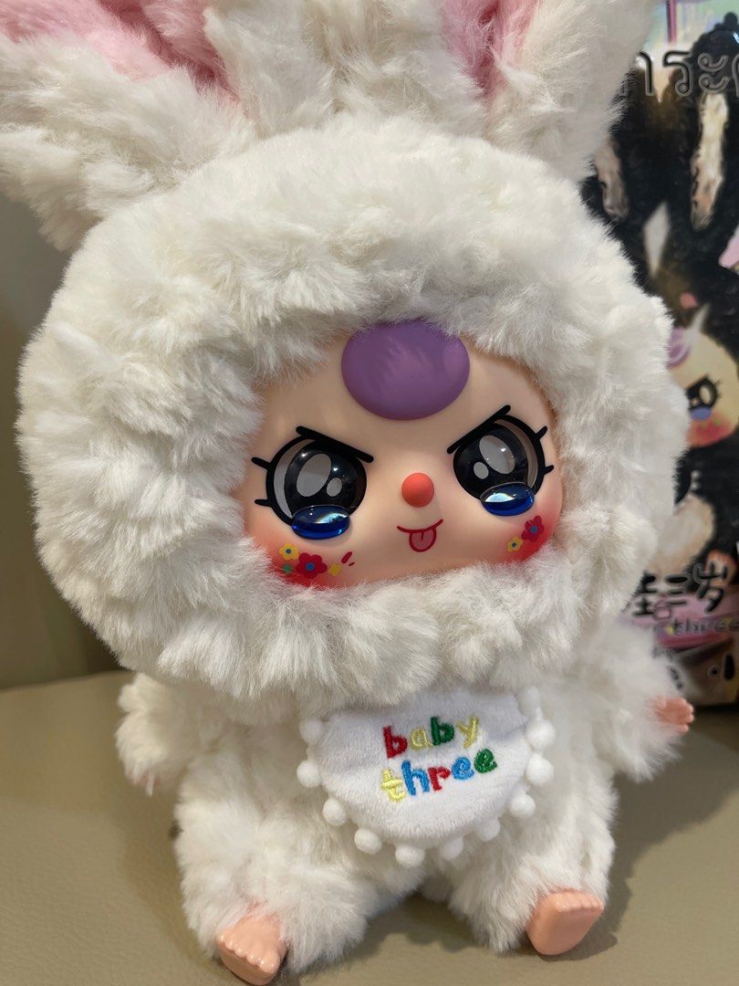 [ON HAND] Baby Three Lily Rabbit Town Plush - WHITE Crying Eyes ...
