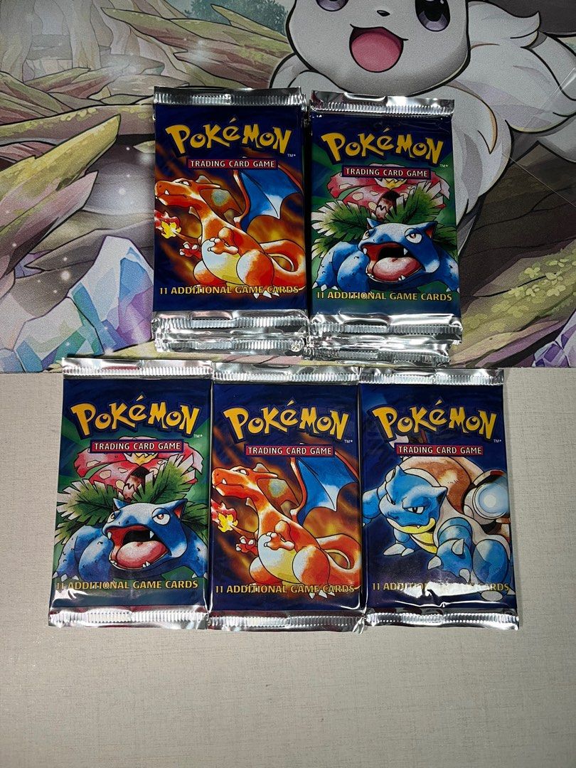 Base Set Unlimited Pokemon - HEAVY packs, Hobbies & Toys, Toys & Games ...
