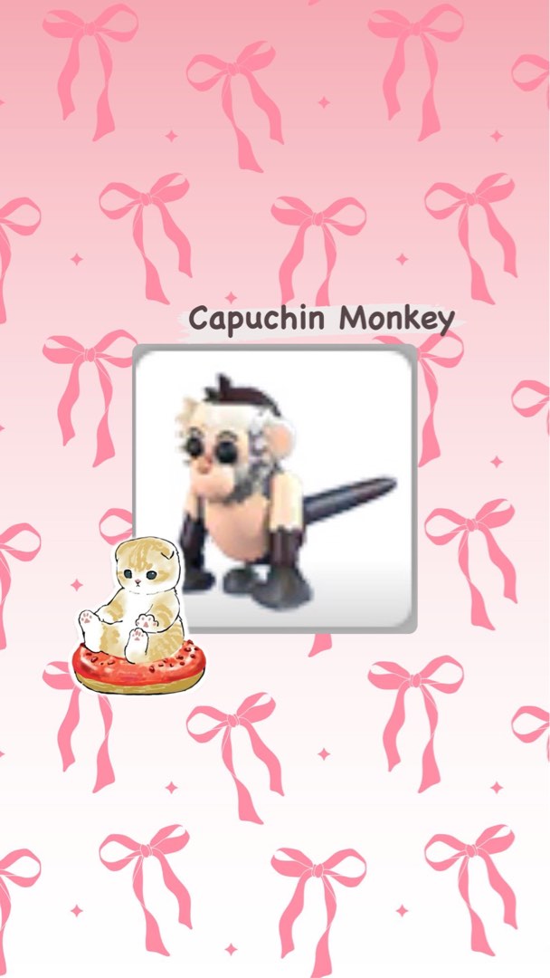 Capuchin Monkey Adopt Me, Video Gaming, Video Games, Others on Carousell