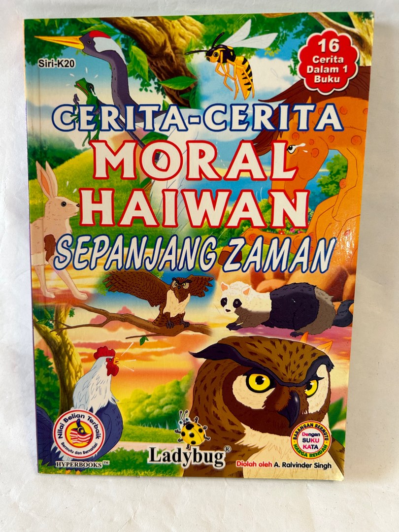 Cerita-cerita Moral Haiwan Sepanjang Zaman - Story Book In Bahasa Melayu, Hobbies & Toys, Books ...