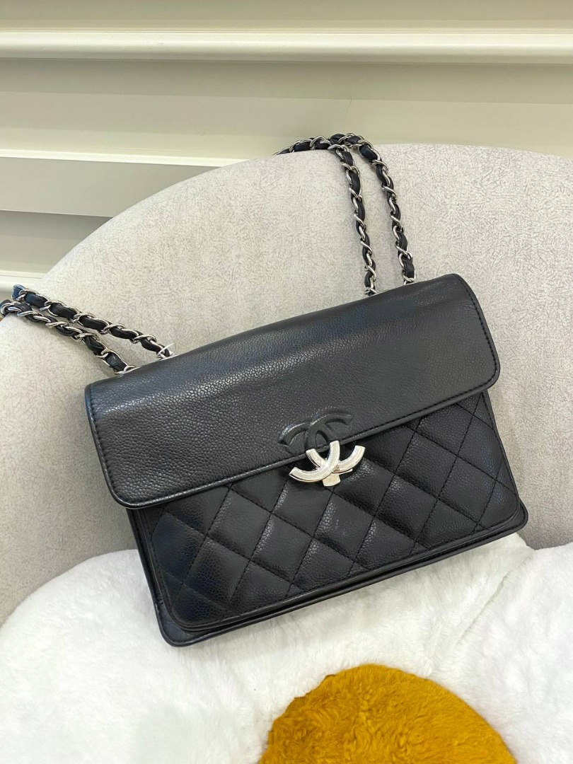 CHANEL CC BOX FLAP SHOULDER BAG IN BLACK, Luxury, Bags & Wallets on ...
