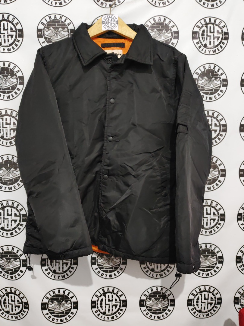 Coach Jaket Idea Hitam Tebal, Fesyen Pria, Pakaian , Baju Luaran di ...