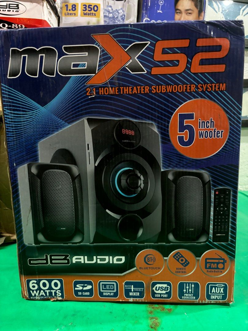 DB Audio Max52 Home Theater Speaker, Audio, Soundbars, Speakers ...