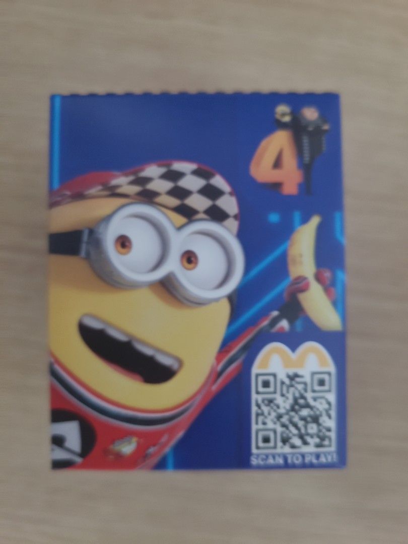 Despicable me 4 Mcdonald's Pit Crew Phil, Hobbies & Toys, Toys & Games ...