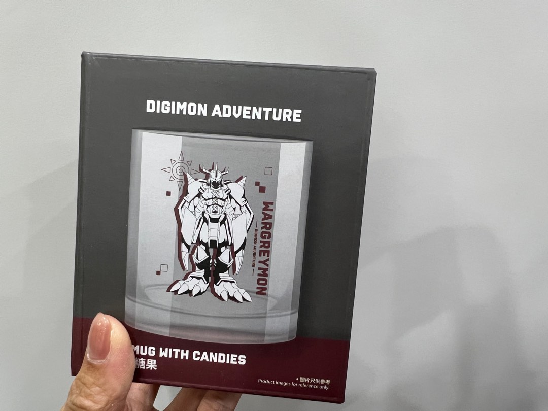 DIGIMON ADUENTURE WARGREYMON Digital Monster Digimon 數碼暴龍 玻璃杯 Glass Mug ...