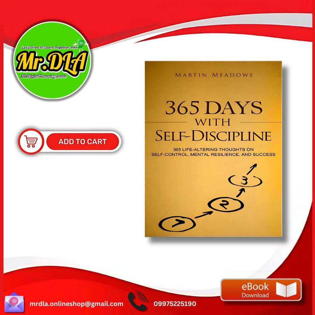 ebook: 365 Days With Self-discipline-365 Life-Altering thoughts on self control,mental ...