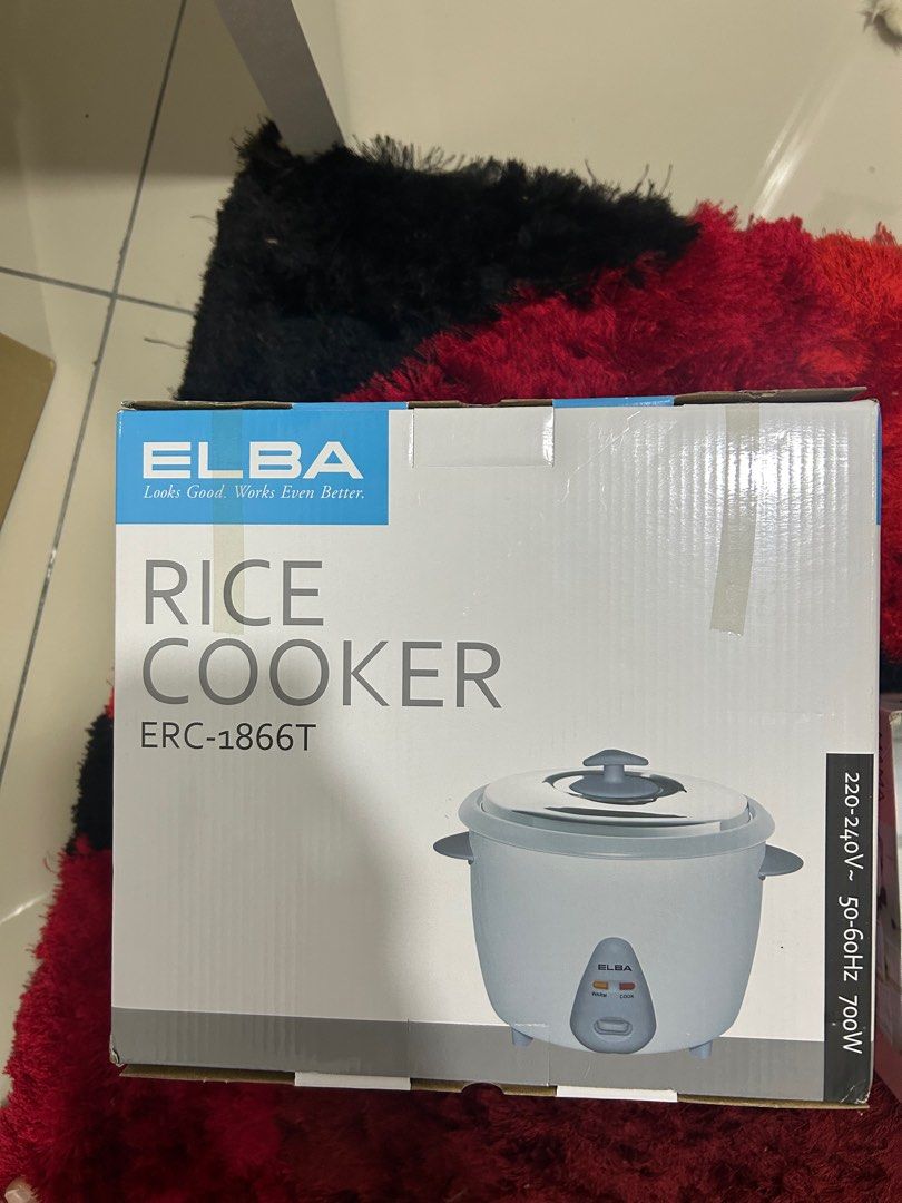 ELBA Rice Cooker 1.8Liter, TV & Home Appliances, Kitchen Appliances ...