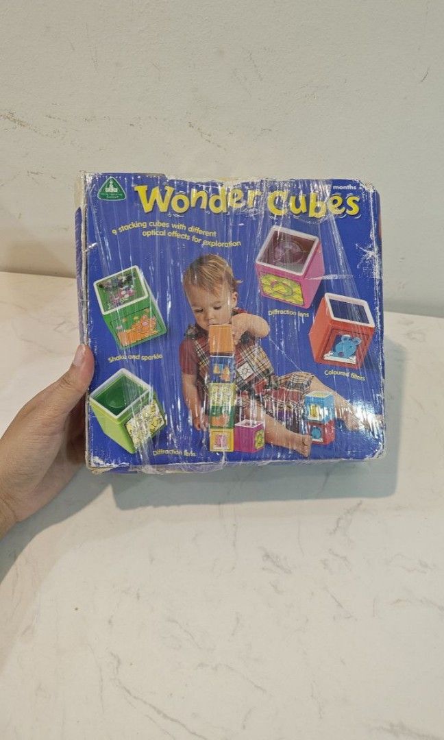 ELC Stacking Cube Wonder Cubes, Babies & Kids, Infant Playtime on Carousell