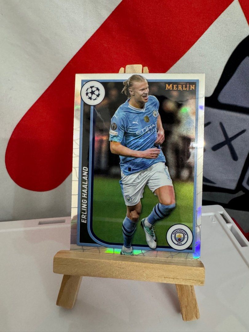 Erling Haaland Topps Merlin 2024 - Manchester City, Hobbies & Toys ...