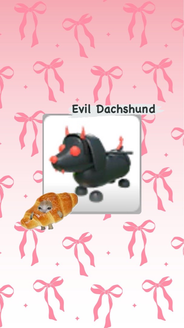 Evil Dachshund Adopt Me, Video Gaming, Video Games, Others on Carousell