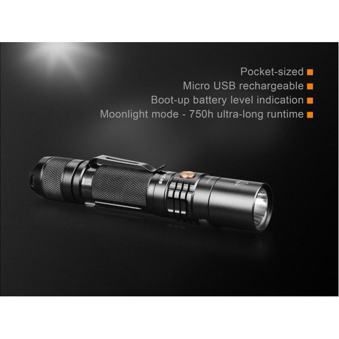 FENIX UC35 V2.0 CREE XP-L HI V3 LED 1000L RECHARGEABLE FLASHLIGHT ...