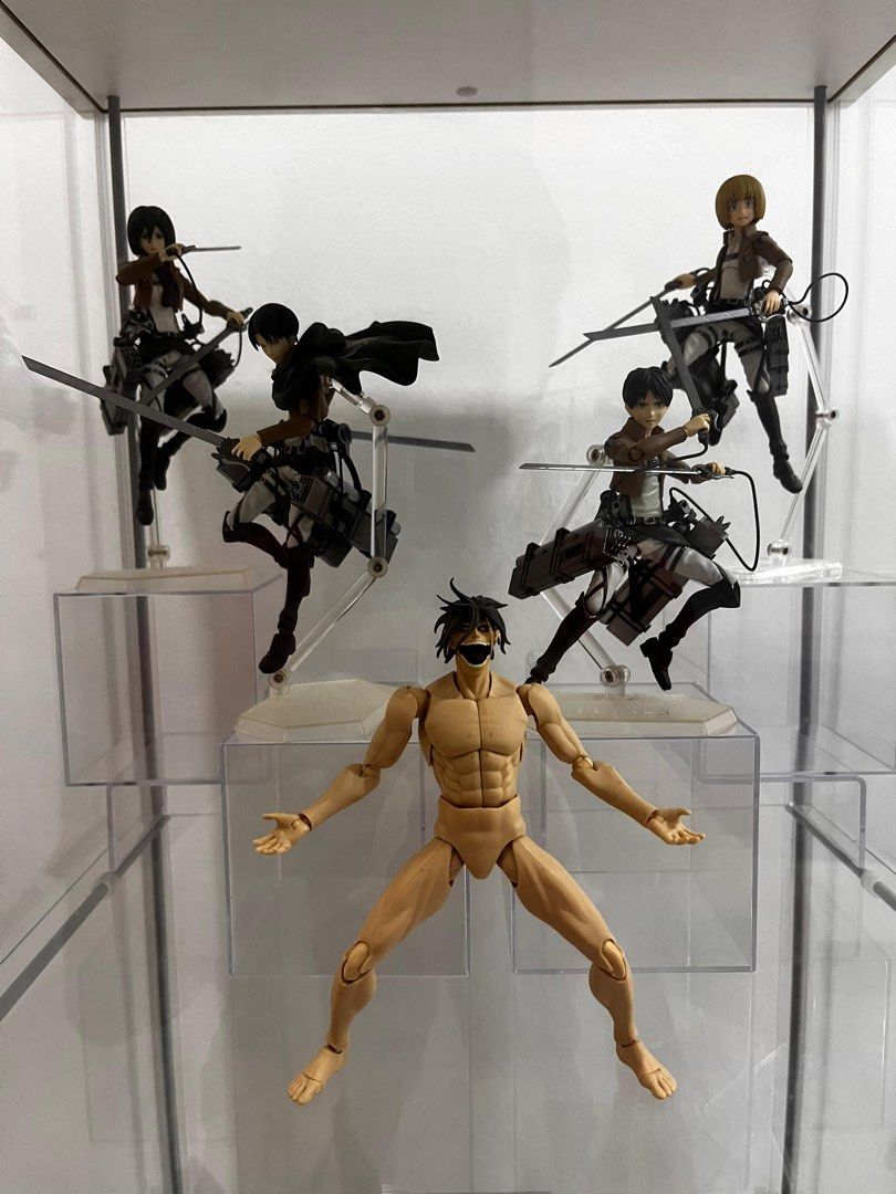 Figma Attack On Titan & Kotobukiya Attack Titan, Hobbies & Toys, Toys ...