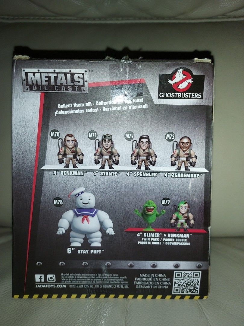 中古捉鬼敢死隊figureMetals Die Cast Ghostbusters 4 Inch Classic Figure ...