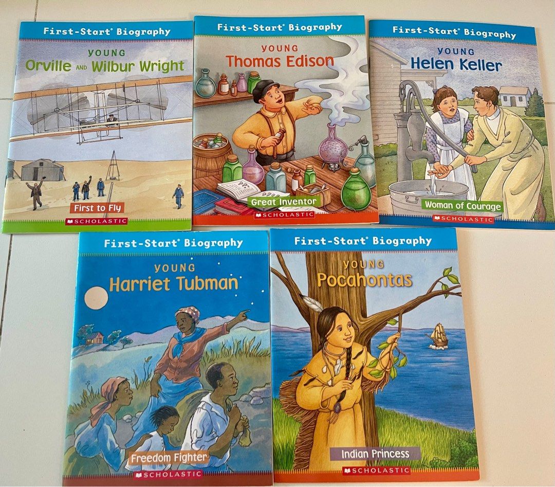 First Start Biography - Young Wilbur Wright, Thomas Edison, Helen ...