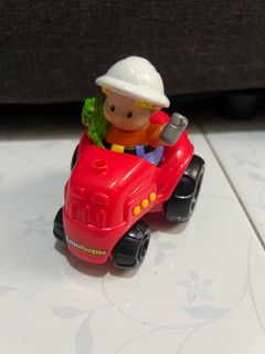 Fisher Price Little People Helpful Harvester Green Farm Tractor, Babies ...