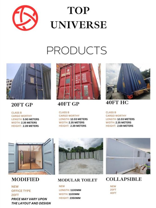 FOR SALE 20FT, 40FT & 40FT HC CONTAINER VANS, Commercial & Industrial ...