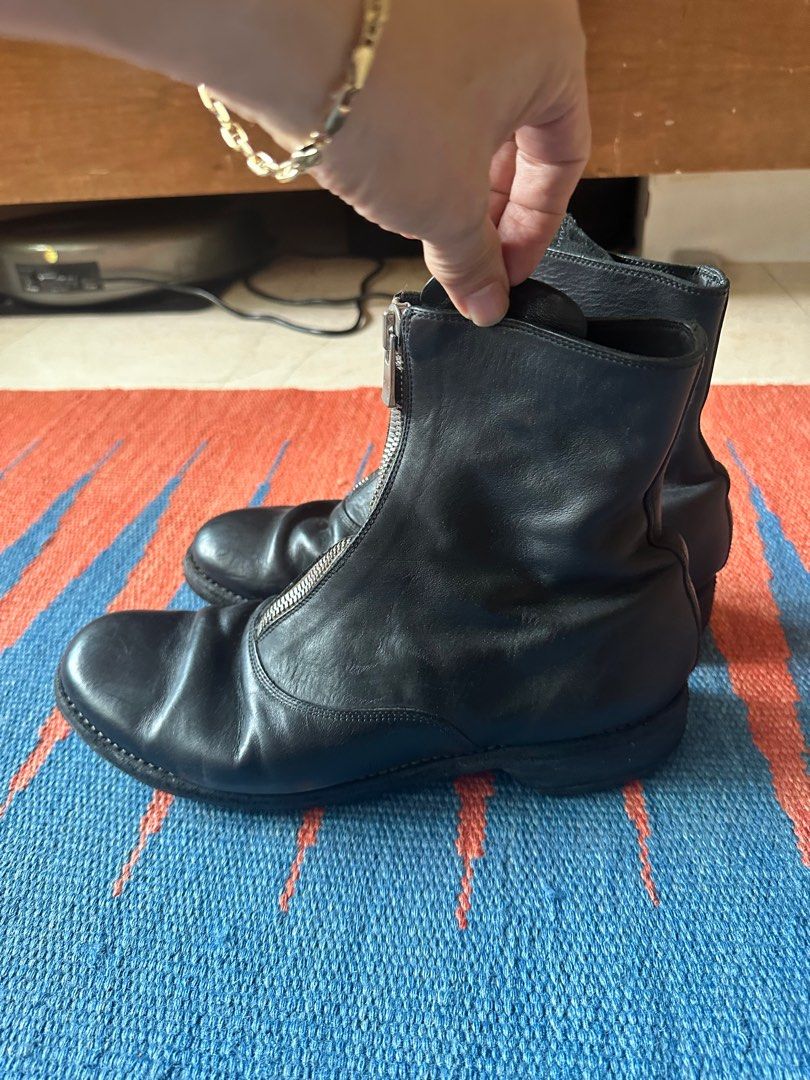 Guidi 210 SZ42 HORSE FULL GRAIN BLACK BOOTS, Men's Fashion, Footwear ...