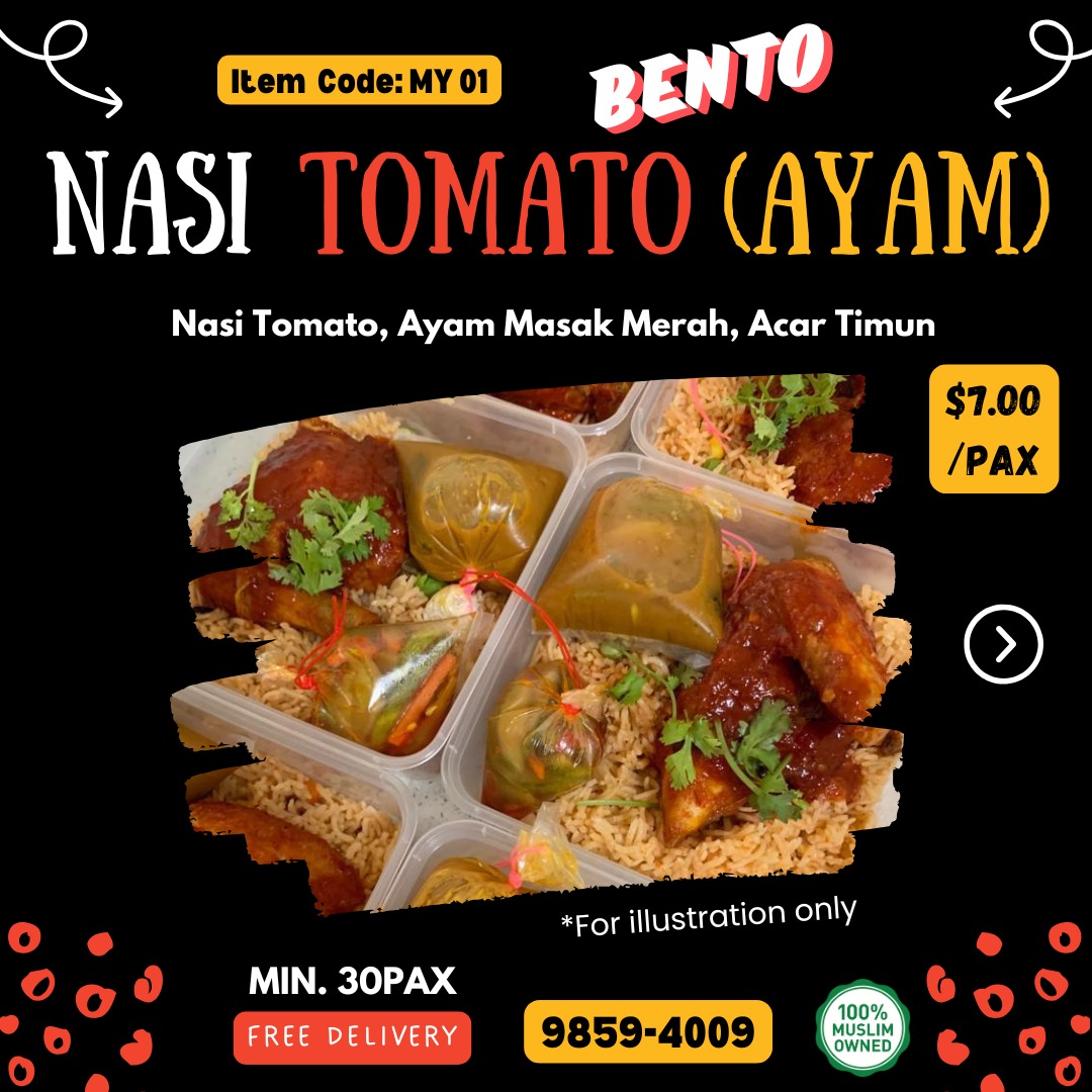 HALAL Malay Food | Bento | Tray | BBQ Party | Event | Packed Food, Food ...