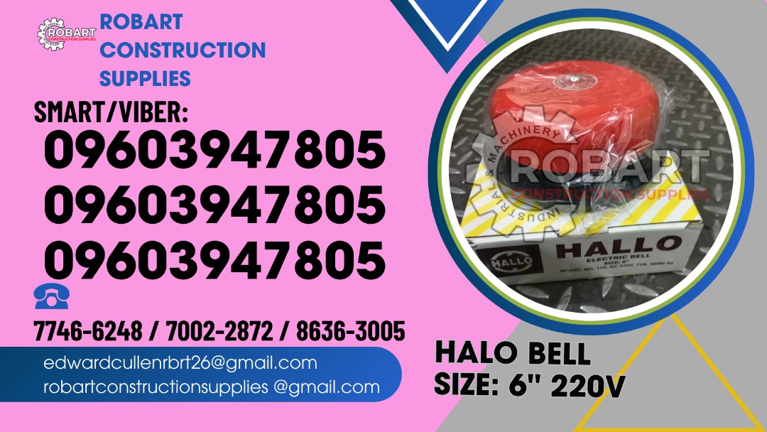 Halo Bell Size: 6'' 220v, Commercial & Industrial, Construction ...