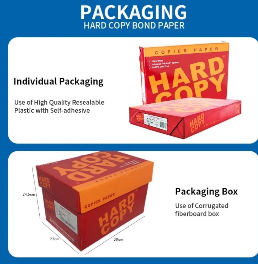 Hard Copy Bond Paper 70 gsm(Short/A4/Long) 500 sheets, Hobbies & Toys ...